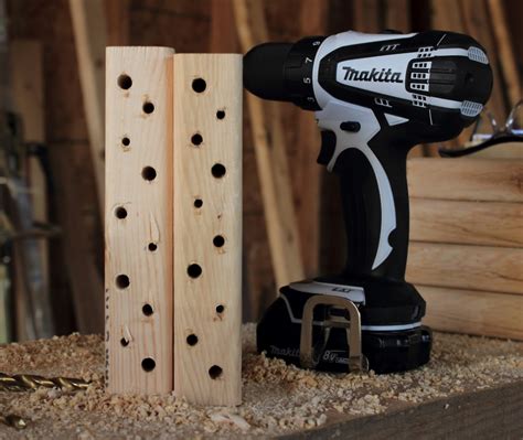 The Luddite S Apiary Bee Nesting Block Noun A Piece Of Wood Drilled