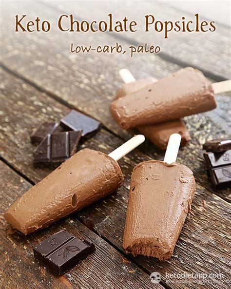Keto Chocolate Popsicles The Ketodiet Blog