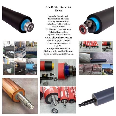 Rubber Rollers For Heidelberg Offset Printing Machines Sm Speed Master