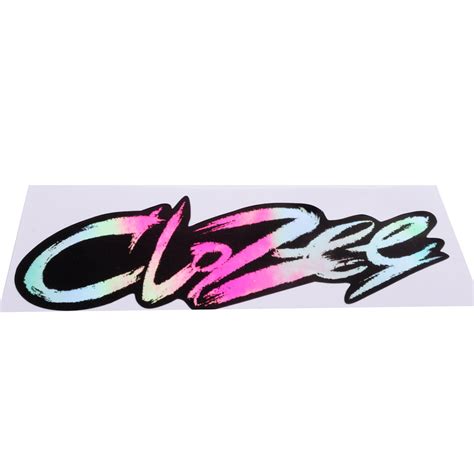 Clozee Brush Logo Holographic Car Decal Clozee Official Store
