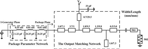 output matching circuit with package parameters download scientific