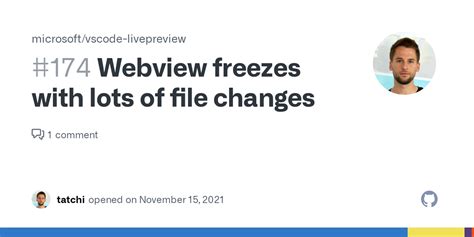 Webview Freezes With Lots Of File Changes Issue Microsoft Vscode Livepreview GitHub