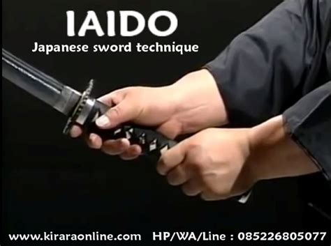 IAIDO Tehnik Mencabut Dan Menebas Dengan Pedang Tajam CD Beladiri