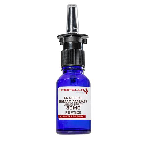 N Acetyl Semax Amidate Peptide Liquid Spray 15ml Bottle Umbrella Labs