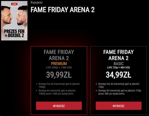 Gdzie oglądać FAME Friday Arena Transmisja cena PPV epicMMA MMA News UFC KSW GROMDA