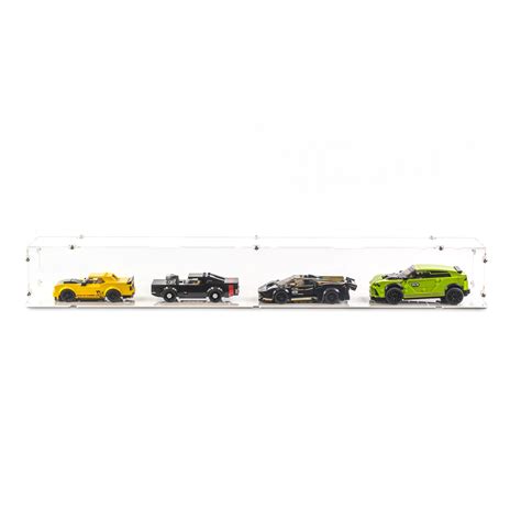 Acrylic Displays For Your Lego Models 4x Lego Speed Champions Display Case