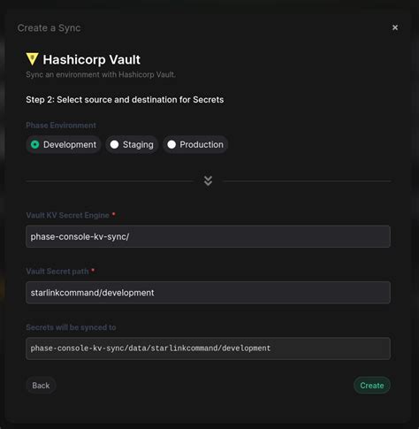 hashicorp vault phase docs