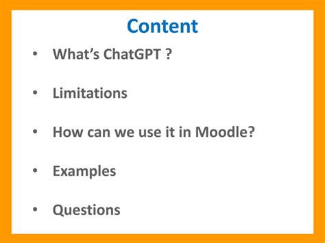 Chatgpt And Moodle An Interesting Mix Ppt