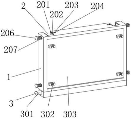 一种土木建筑工程施工用的浇筑框架固定模板结构的制作方法