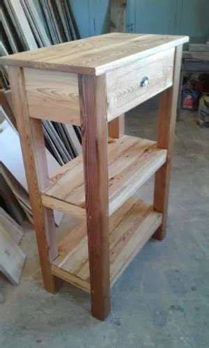 Mesa Auxiliar Cocina En Pinotea Rustica MercadoLibre