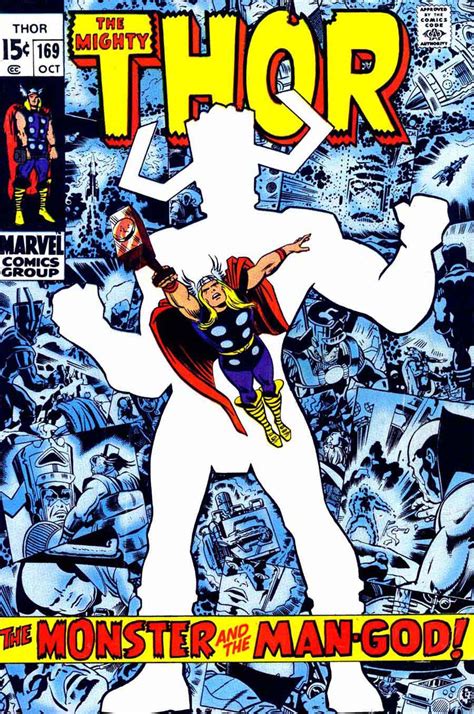 Thor 169 Jack Kirby Art Cover Pencil Ink