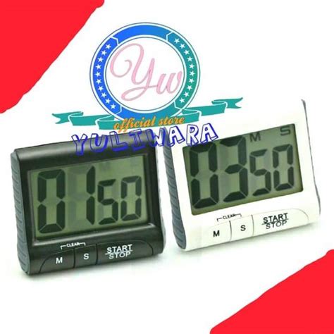 Jual Timer Digital Masak Meja Dapur Layar Besar Lcd Display Alarm