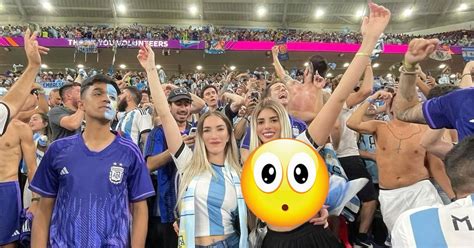 Dame Tijdens Wk Finale Argentinië Tegen Frankrijk En Ze Was Niet Alleen