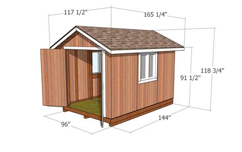 8×12 Shed Plans Pdf Download Artofit