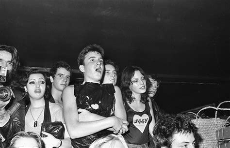 Tv Smith And Gaye Black Of The Adverts As Captured By Barry Plummer In The Audience While