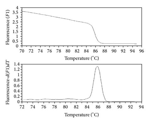Real Time Pcr Reaction For Analyzed Gene A Melting Curve Analysis
