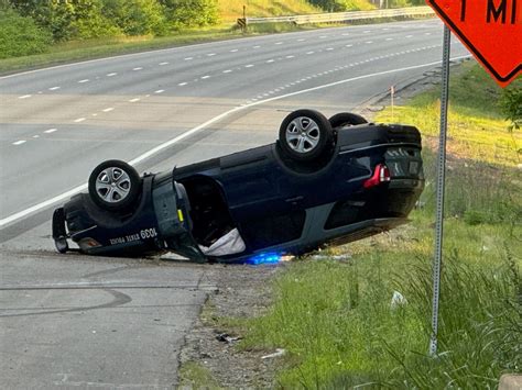 Witness Of Massachusetts State Police Cruiser Crash Rollover Horrific