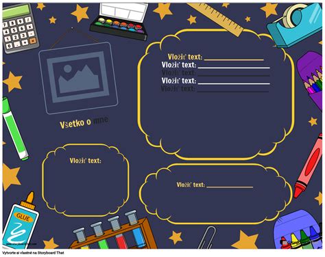 Plagát Všetko O Mne Na Tlač Storyboard Od Sk Examples