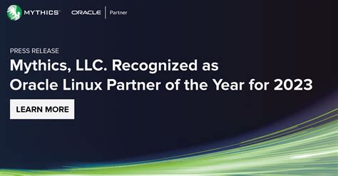 mythics llc recognized as oracle linux partner of the year for 2023