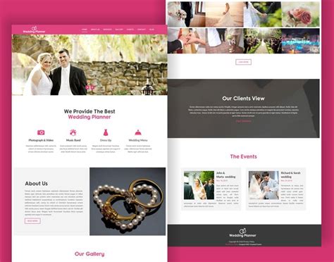 Templatetoaster Website Builder Wedding Wp Theme