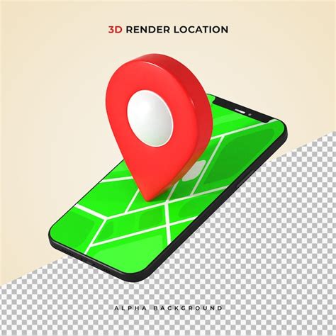 Premium PSD Red Realistic 3d Map Pin Gps Pointer Markers Pointer