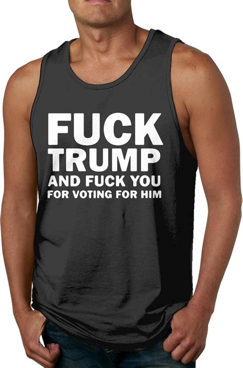 Rongs Fuk Trump And Fuk You For Voting For Him Mens Funny 3d Printed