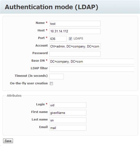 Defect 13929 Ldap Unable To Connect No Connection To Server Redmine