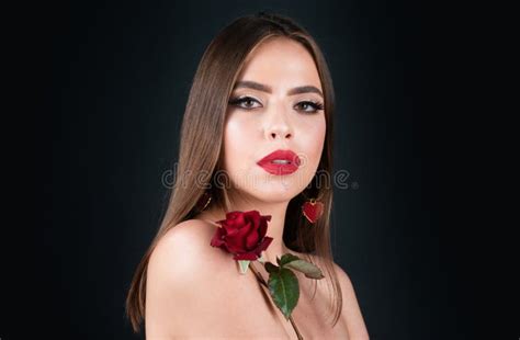 Forest Nymph In A Pine Forest With Lamb Beautiful Girl Nymph Stock