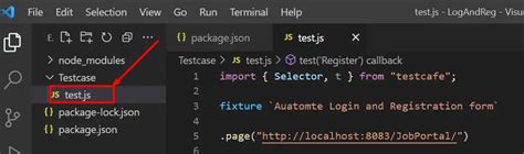 Automate Login And Registration Page In Testcafe Codedec