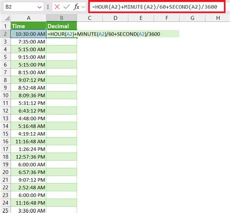 Convert Time To Decimal In Excel Top 3 Methods Myexcelonline