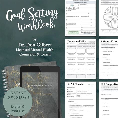 Goal Setting Workbook New Life Counseling