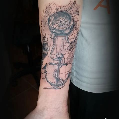 Compass Tattoo A Guide To Designs Styles And Meanings — Inkmatch