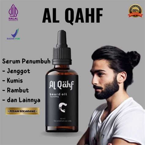 Alqahf Serum Penumbuh Brewok Jenggot Jambang Kumis Lazada Indonesia