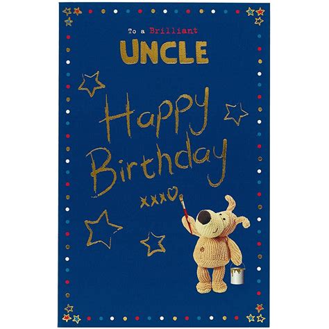 Uncle Birthday Card Birthday Card For Him Boofle Birthday Card On Onbuy