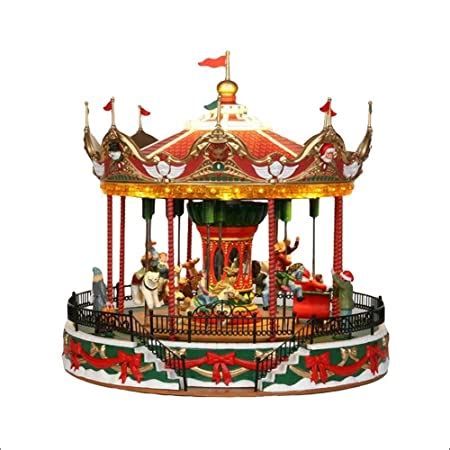 Lemax Village Collection Santa Carousel 34682 Home And Kitchen