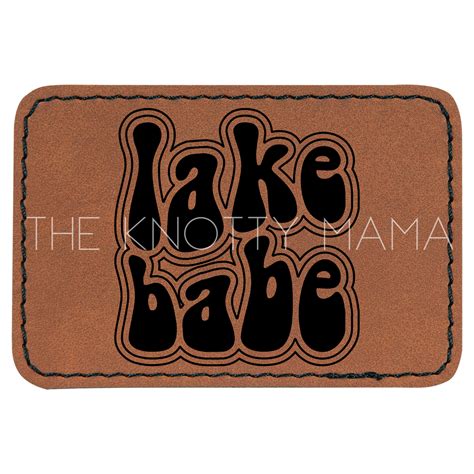 Lake Babe Patch The Knotty Mama