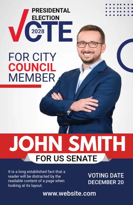 Vote Campaign Template Postermywall