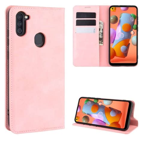 Samsung Galaxy A Us Comfortable Flip Cover Dual Invisible Magnets Snap