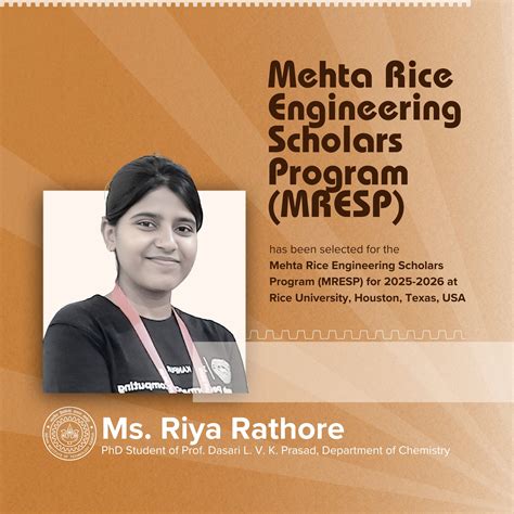 Indian We Are Delighted To Share That Ms Riya Rathore A Phd
