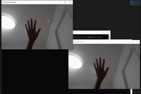 PythonNumPyのmemmap を使ってOpenCVの画像を他プロセスに受け渡すメモ