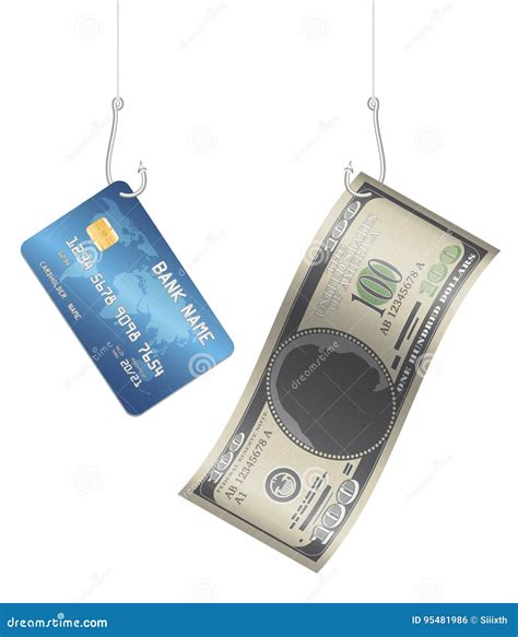 Phishing Credit Card Data Credit Card Phishing Attack Illustration