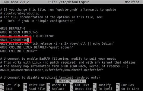 configure grub2 boot loader settings in ubuntu ostechnix