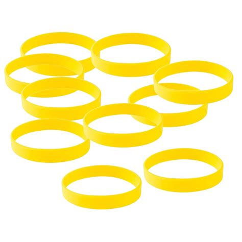 Magideal 10pcspack Blank Silicone Rubber Elastic Grandado