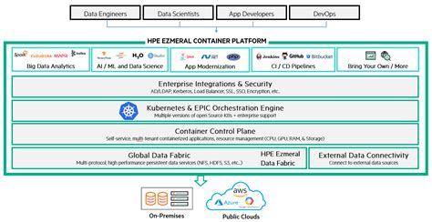Solution Overview Hpe Ezmeral Container Platform 53 And Hpe Ezmeral Data Fabric On Dl Servers