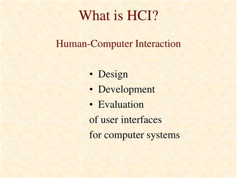 PPT Cs Introduction To HCI PowerPoint Presentation Free Download ID