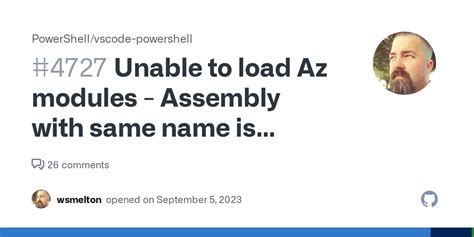 Unable To Load Az Modules Assembly With Same Name Is Already Loaded