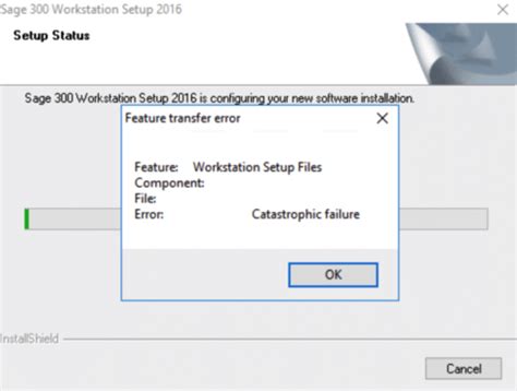 Sage Upgrade Installation Error And How To Fix It