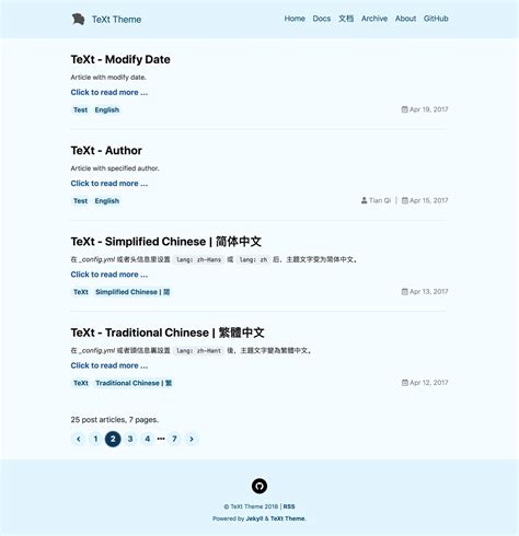 Project Jekyll Text Theme The Ruby Toolbox