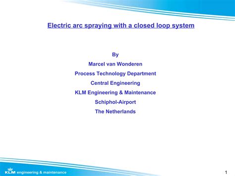 Closed Loop Electric Arc PPT