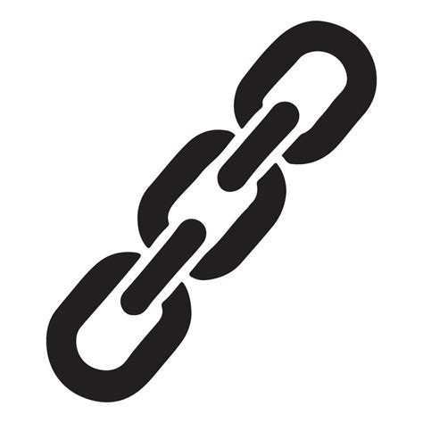 Interlocking Chain Links Silhouette Representing Connection 54522308 Vector Art At Vecteezy